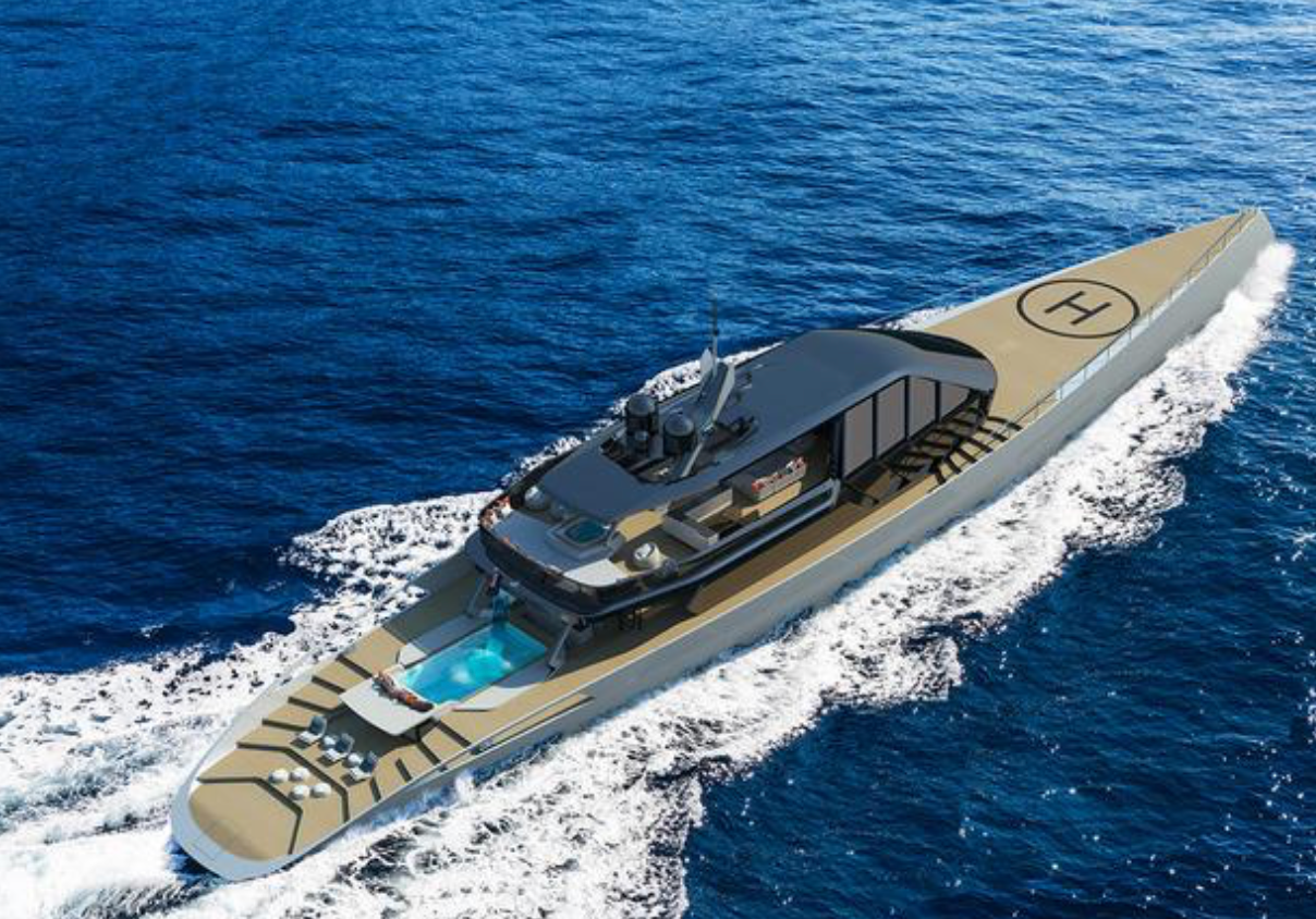 67-Foot Yacht Named The Ice Kite Is A Contemporary Monolith - Original ...